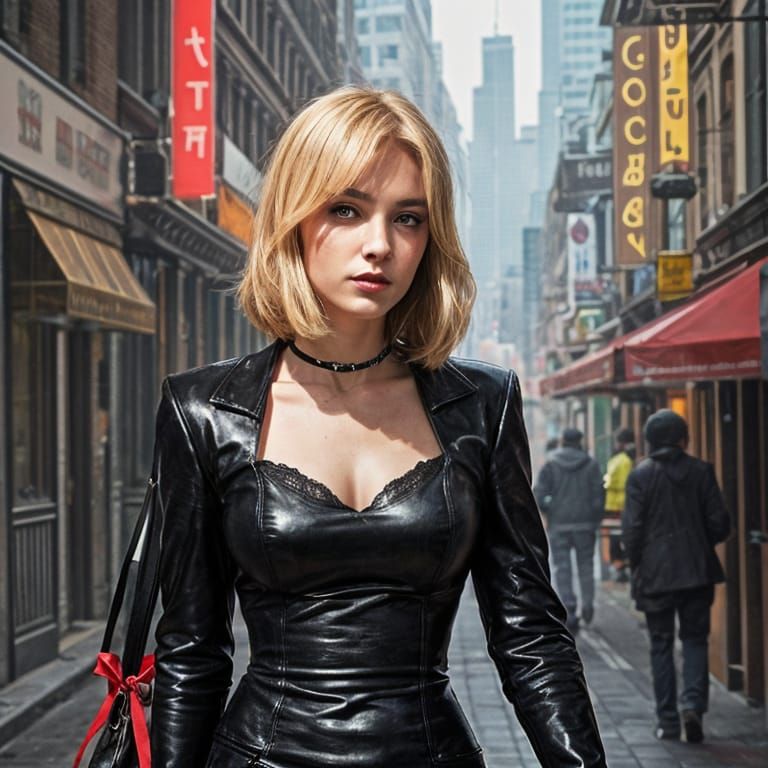 Femme fatale - Sultry Seductress in Velvet Night