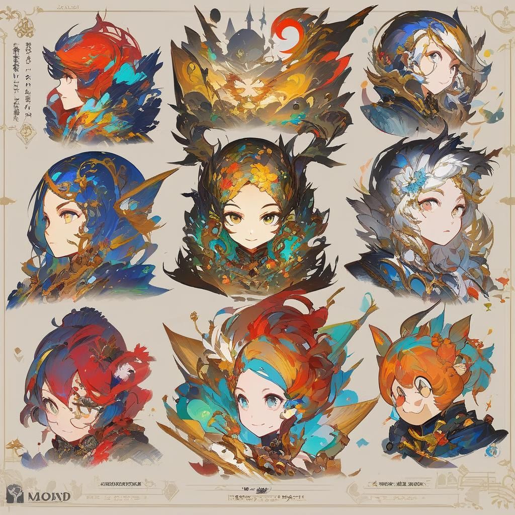 The head and shoulders portrait, moon!_&&!character_design_made_:_deep ...