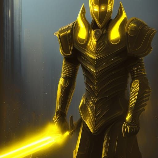 Electric Knight - AI Generated Artwork - NightCafe Creator