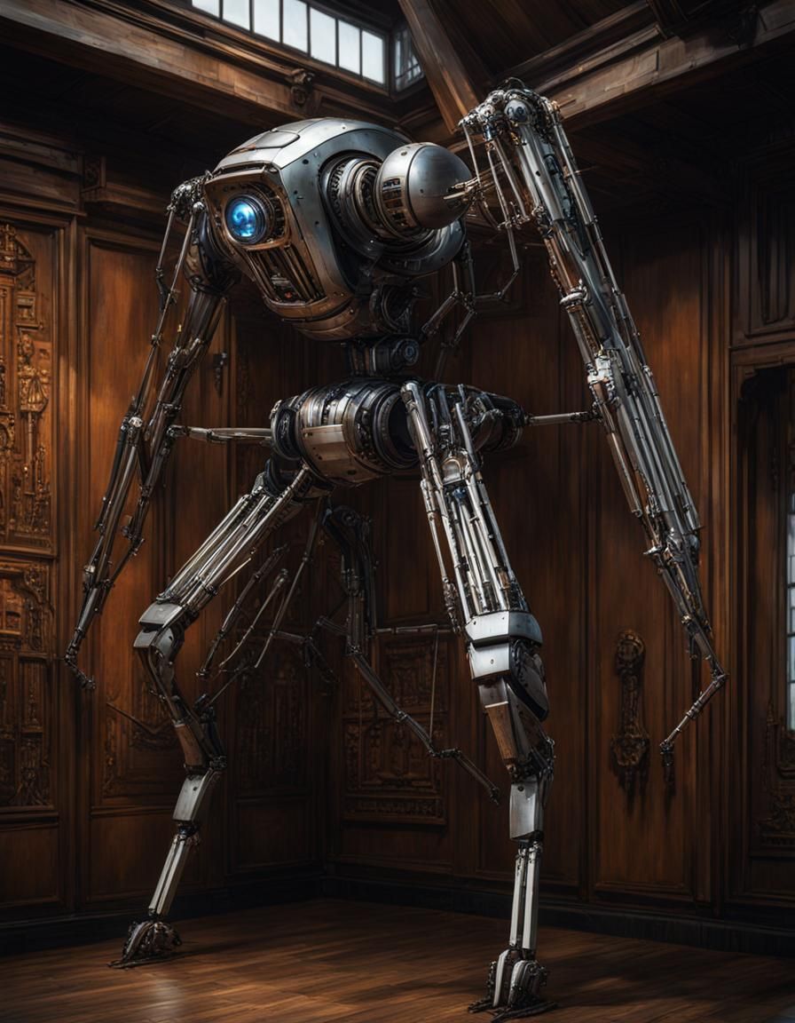 Robot v3 - AI Generated Artwork - NightCafe Creator