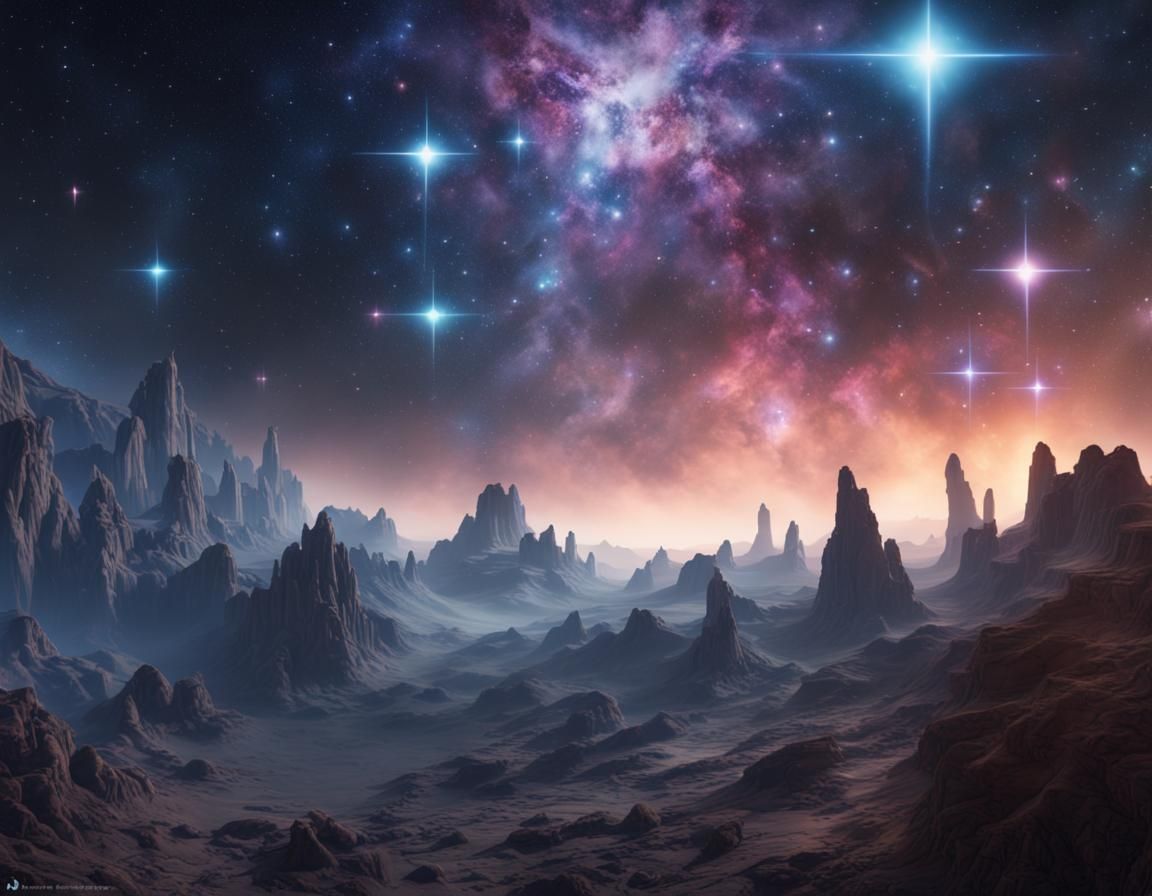 Stars The Pleiades - AI Generated Artwork - NightCafe Creator