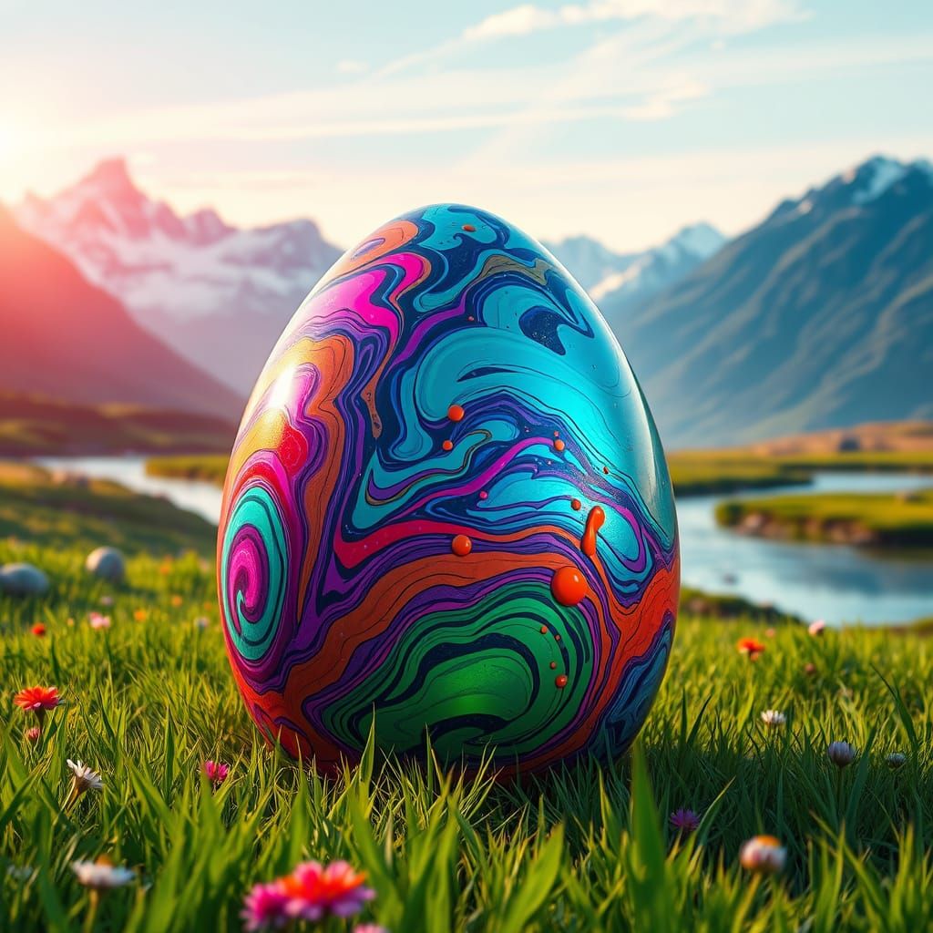 Coloured egg - Coloured egg
