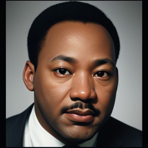 Portrait of Martin Luther King Jr. - Portrait of Martin Luth...