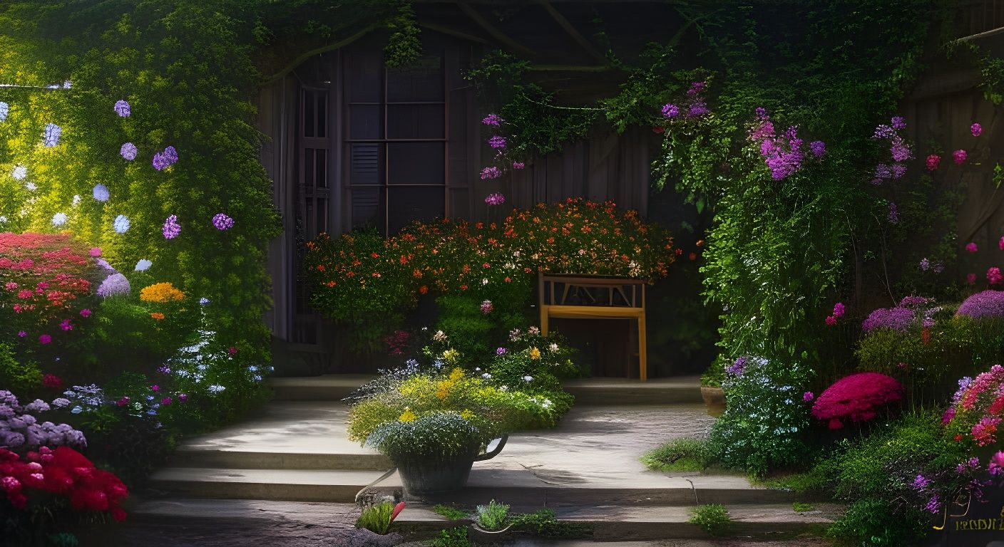 flower bower - AI Generated Artwork - NightCafe Creator