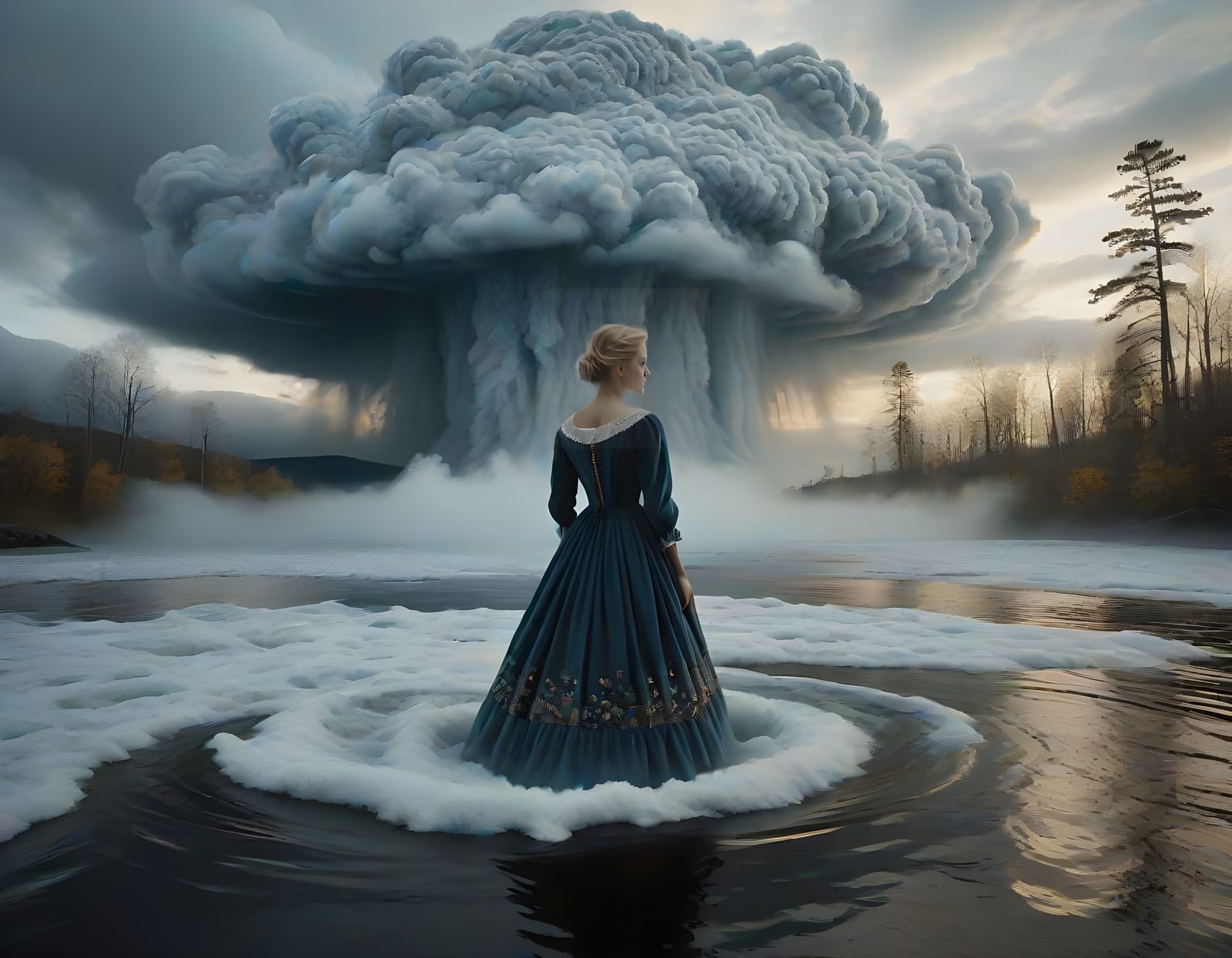 Calm before the storm - Surreal Harmony of Contrasting Eleme...