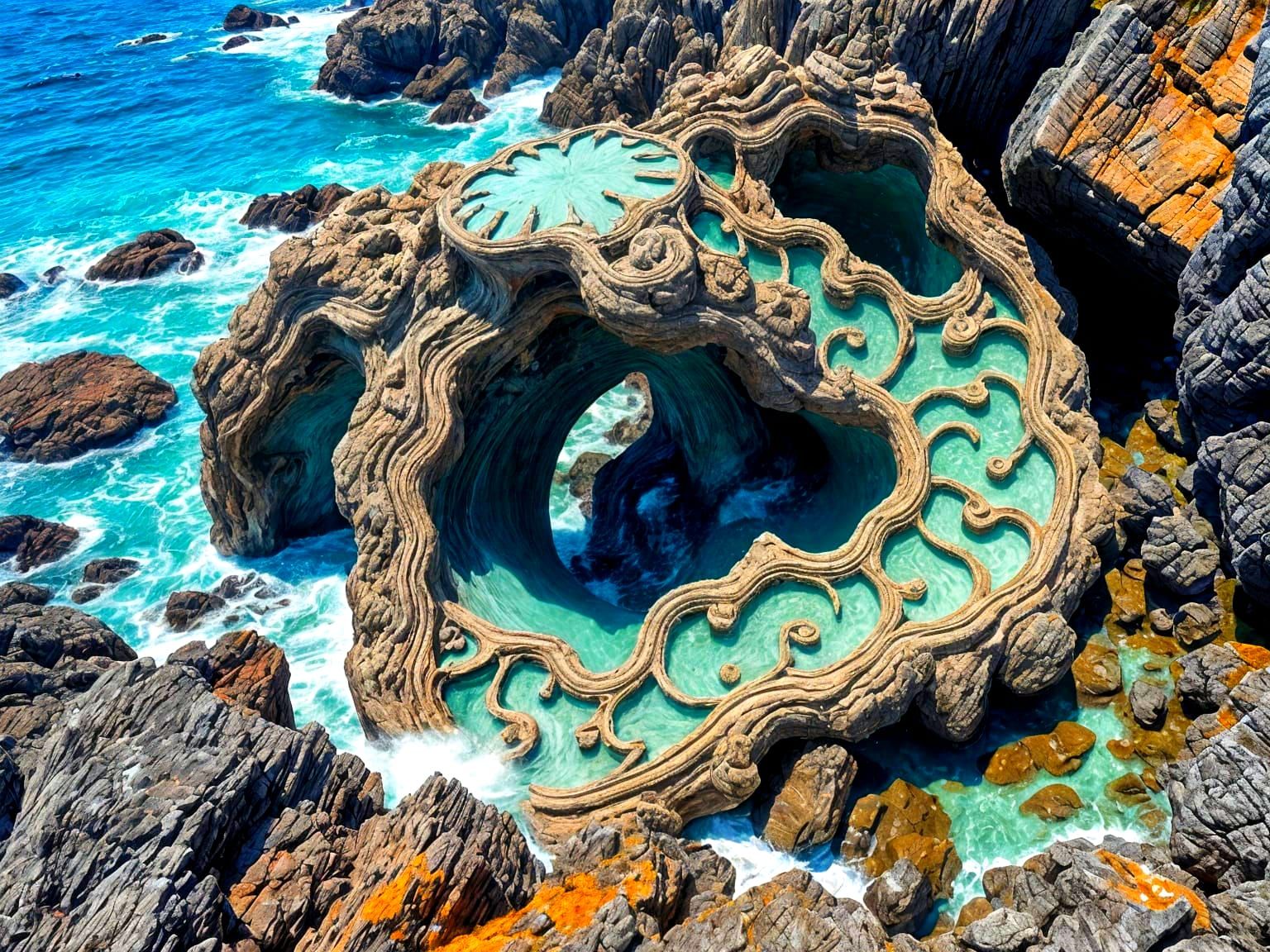 fractals in nature - Fractals in Nature: Hyperdetailed Stone...