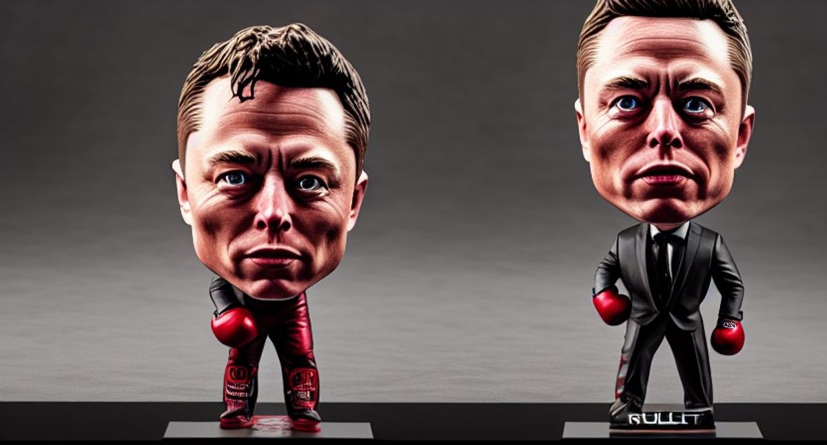 Elon Musk as boxer bobblehead, insanely detailed and intricate ...