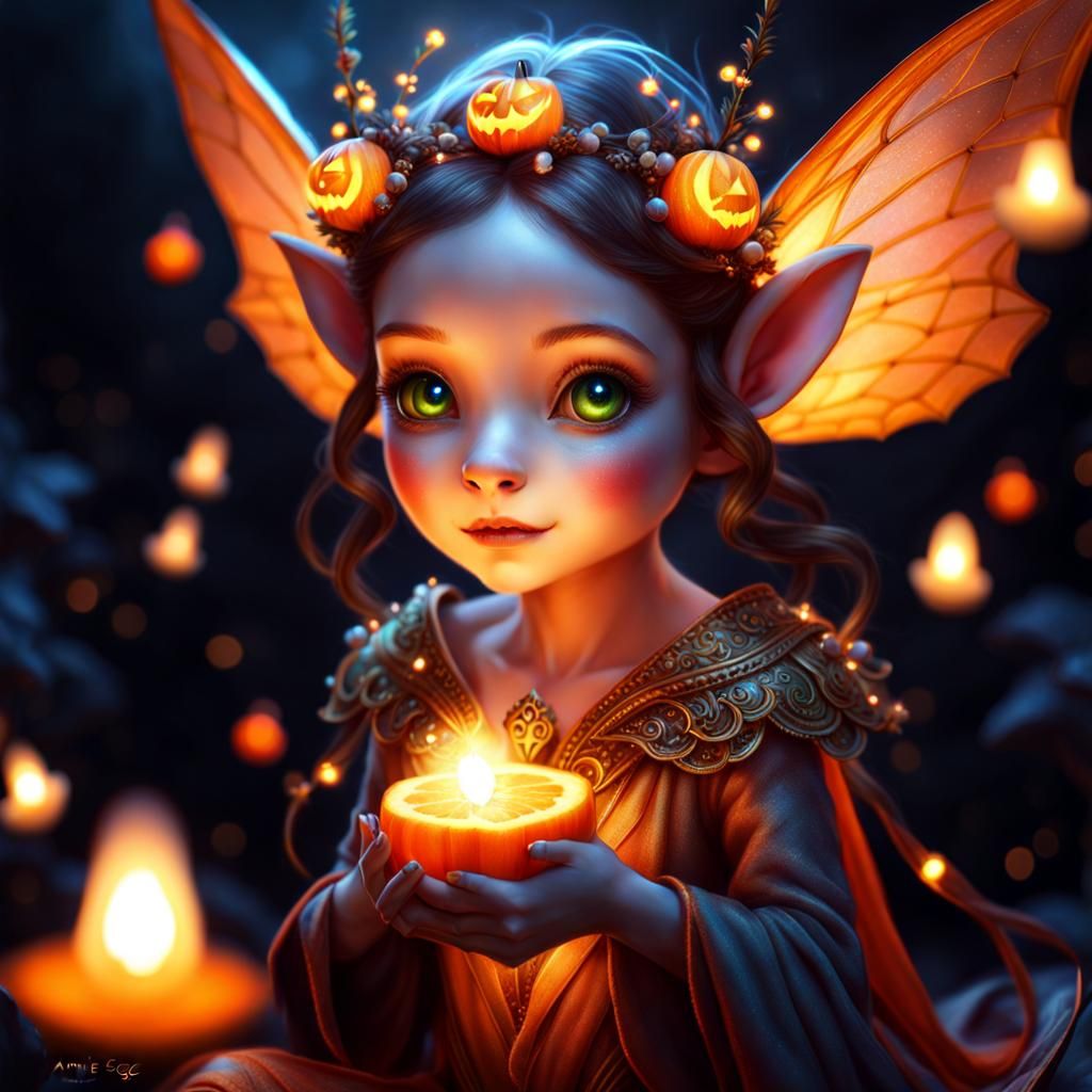 Halloween Fae - AI Generated Artwork - NightCafe Creator