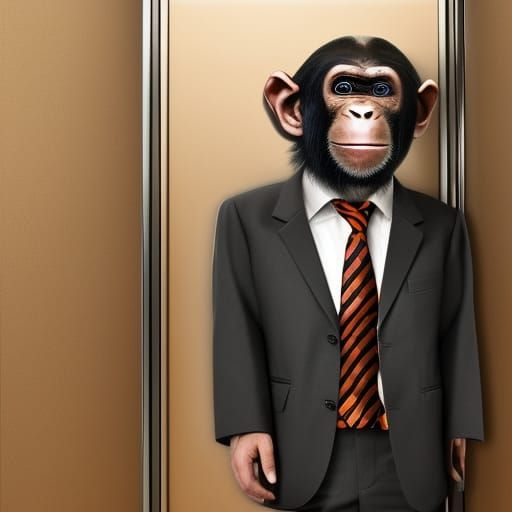 Business Chimp - AI Generated Artwork - NightCafe Creator