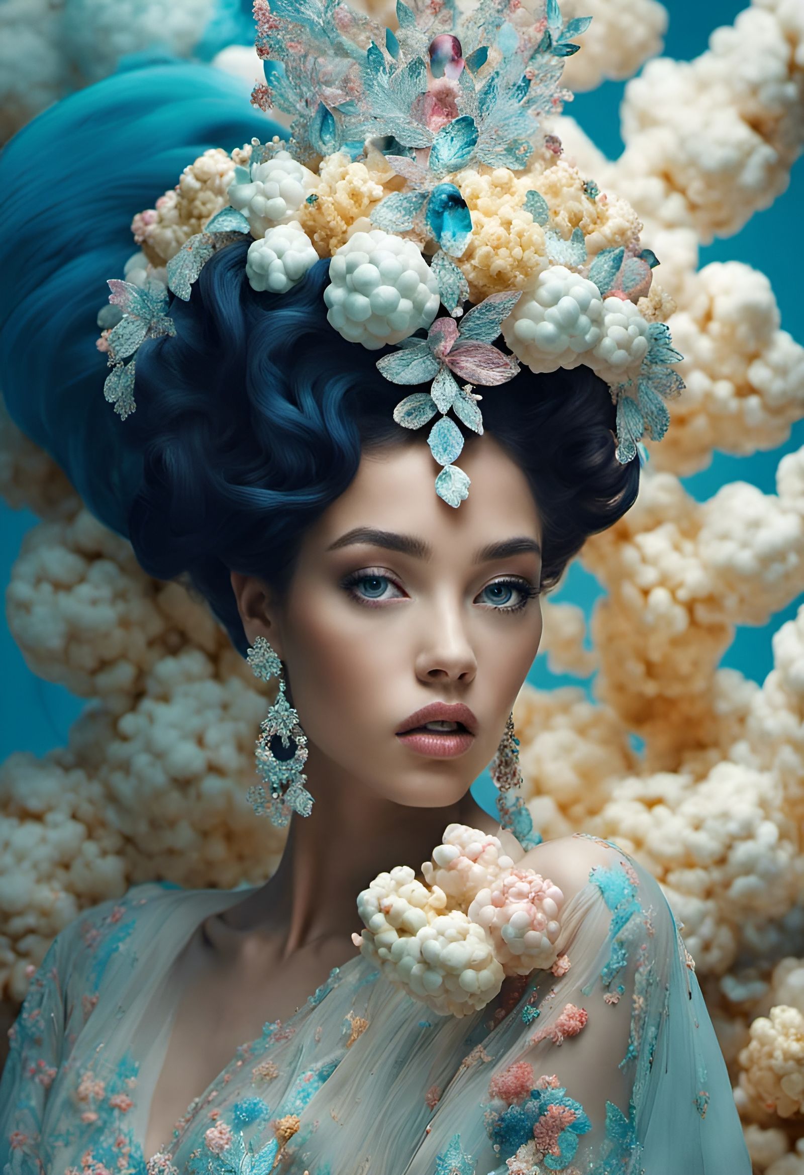 Popcorn Pam - AI Generated Artwork - NightCafe Creator