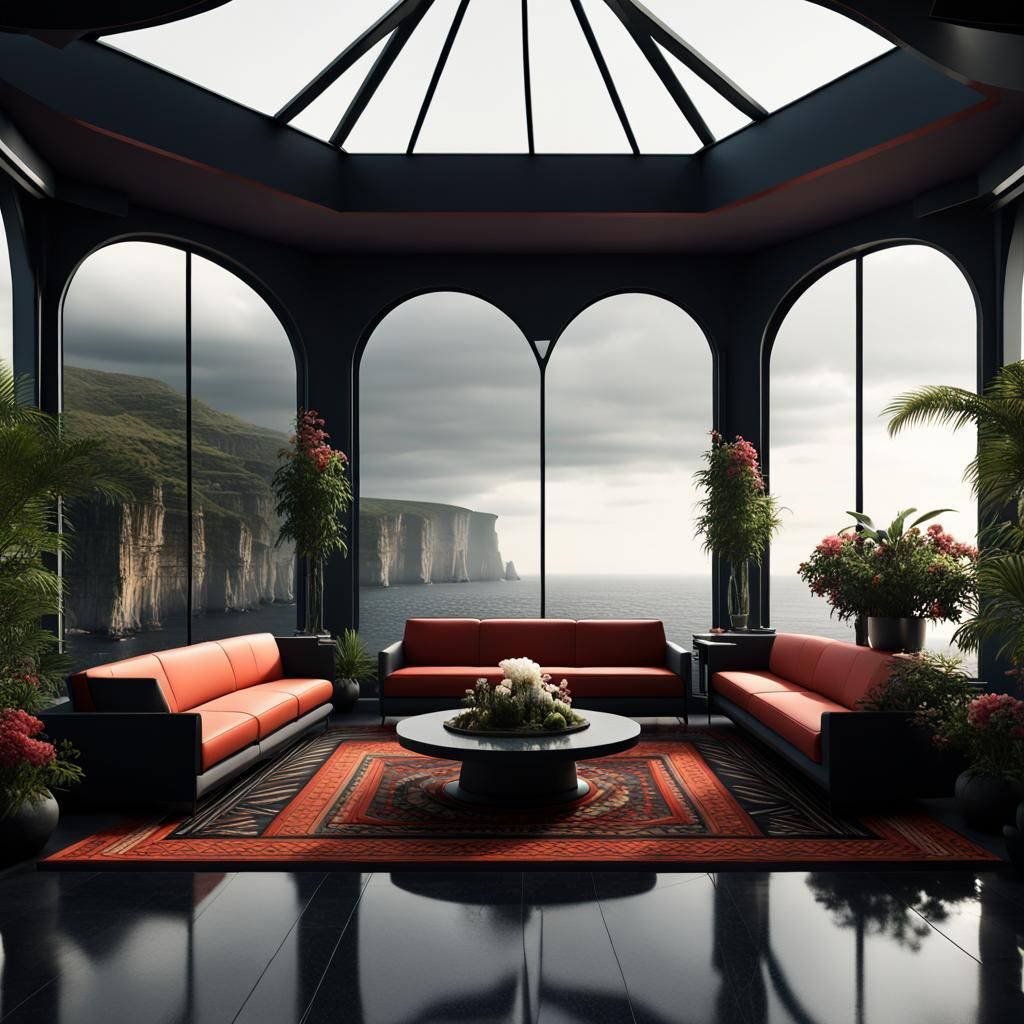 Seaside View - AI Generated Artwork - NightCafe Creator