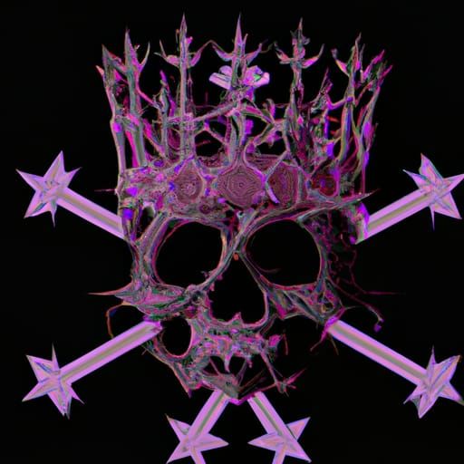 Demonic spirit with a crown - AI Generated Artwork - NightCafe Creator