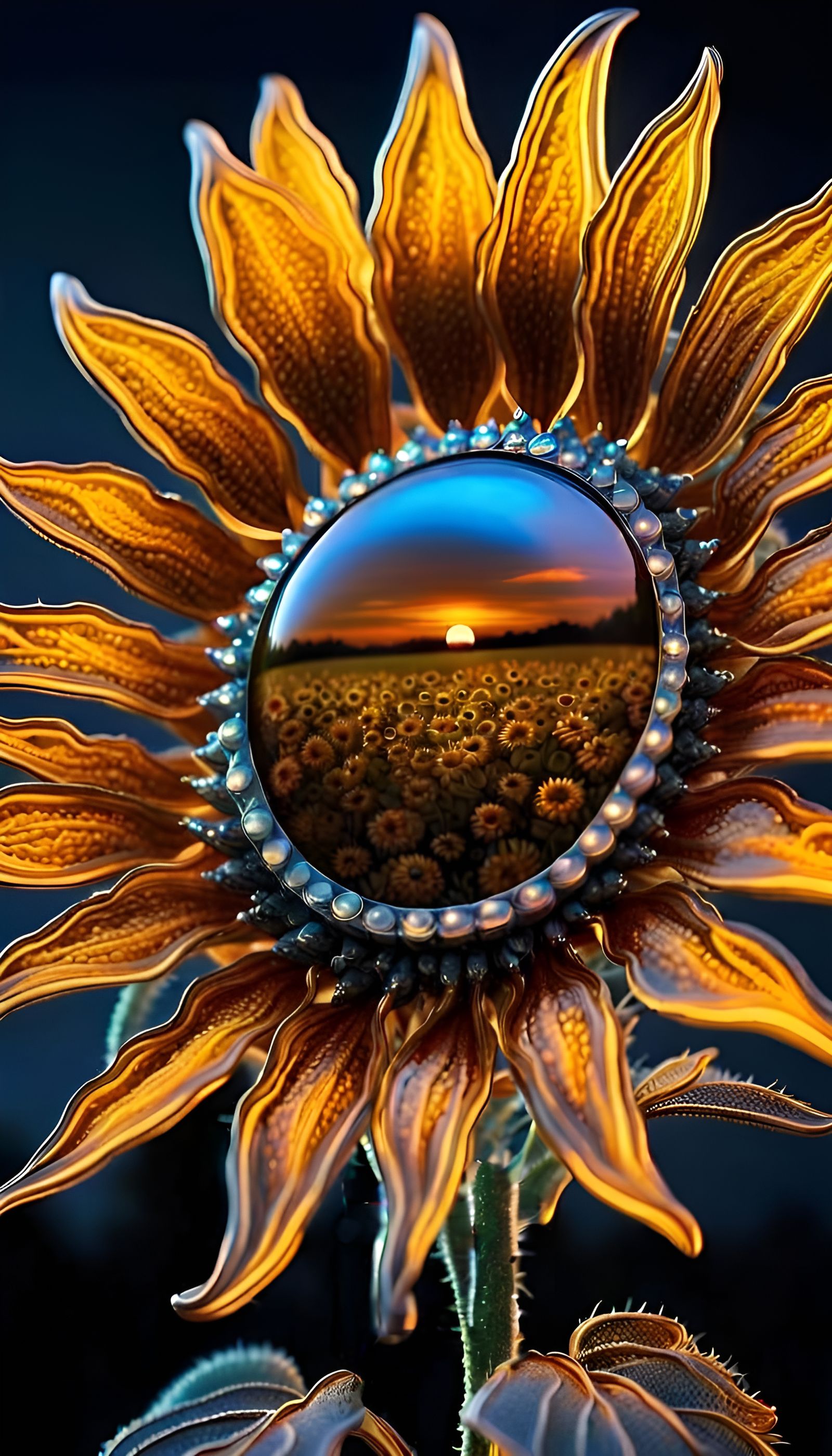 Facing the Setting Sun - AI Generated Artwork - NightCafe Creator