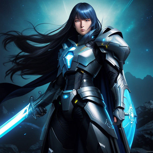 Holy Space Armored Maiden - Anime-Inspired Holy Space Maiden...