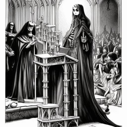 Gothic Gothic High Priestess Spreading The Message To The Masses : r ...