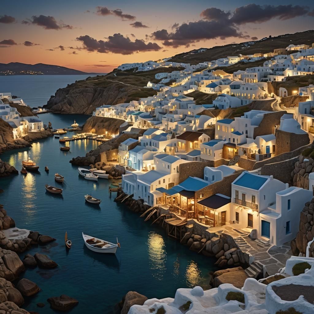 Mer Egée - AI Generated Artwork - NightCafe Creator