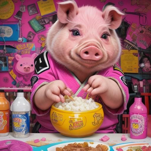 PIG - AI Generated Artwork - NightCafe Creator