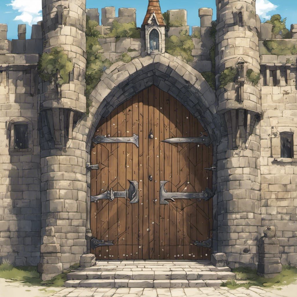 Dungeons Entrance Door - AI Generated Artwork - NightCafe Creator