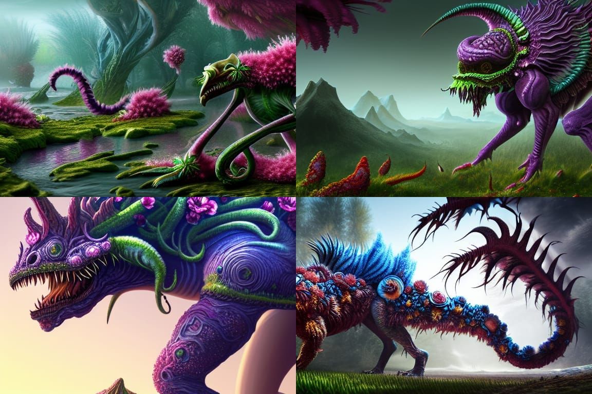 Unknown feral floral charlatan tempest creature, creature animals ...