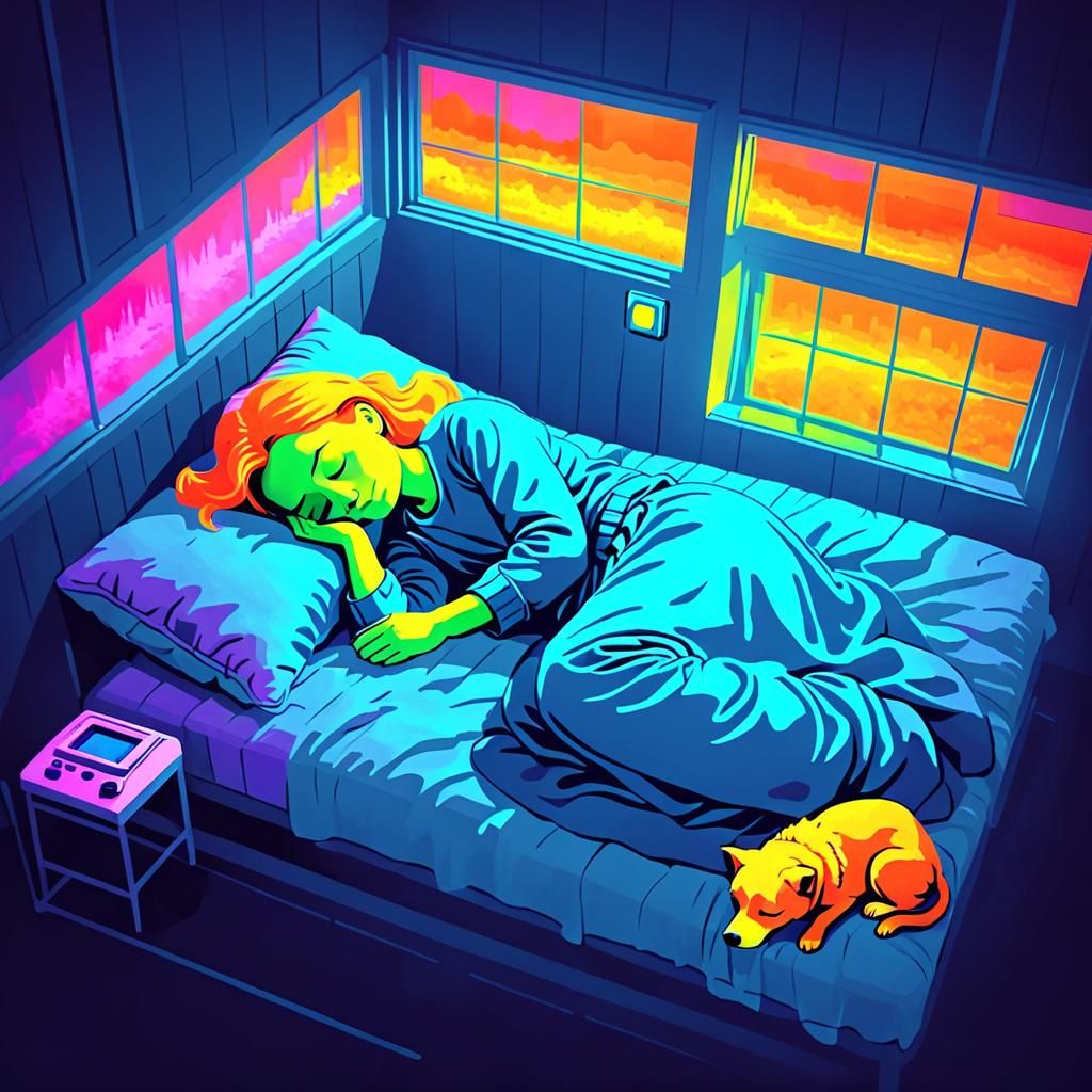 Thermal + Lofi + BluePencil - AI Generated Artwork - NightCafe Creator