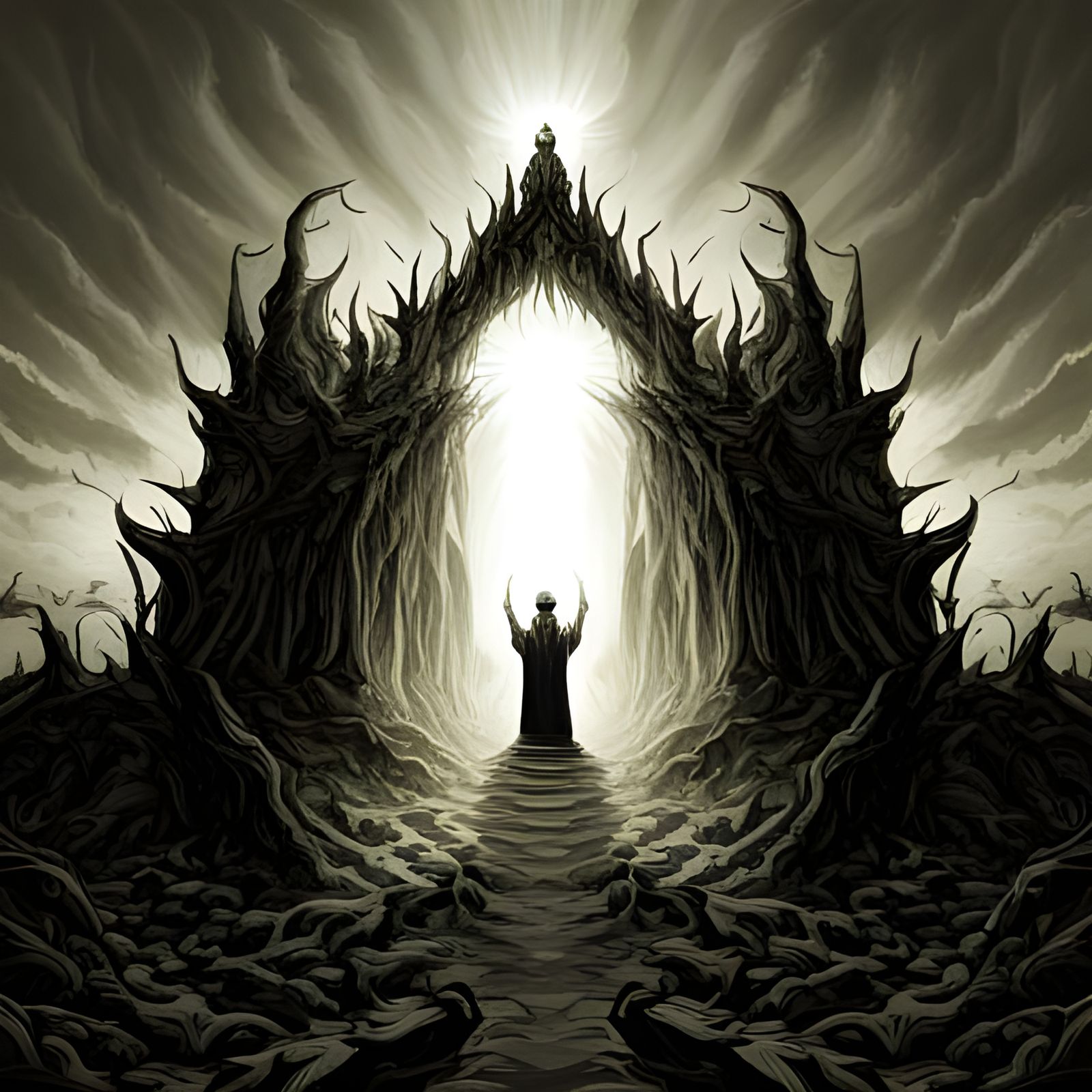 Inspiring Motivational Shrine To The Light Metal core album cover music core shrine dark ...