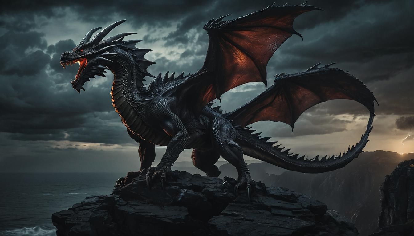 The Great Dragon Firefax of Moonfall (V1), by Lord Elboron - AI ...