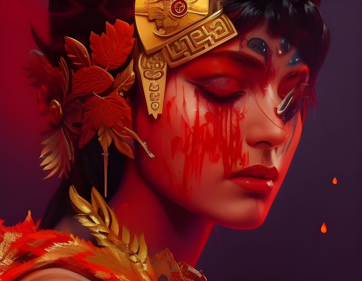 Eyes, art, bleed - AI Generated Artwork - NightCafe Creator