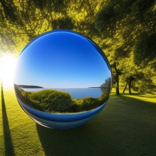 beauty within a sphere - AI Generated Artwork - NightCafe Creator