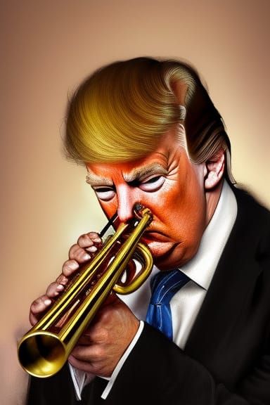 Donald Trumpet - AI Generated Artwork - NightCafe Creator