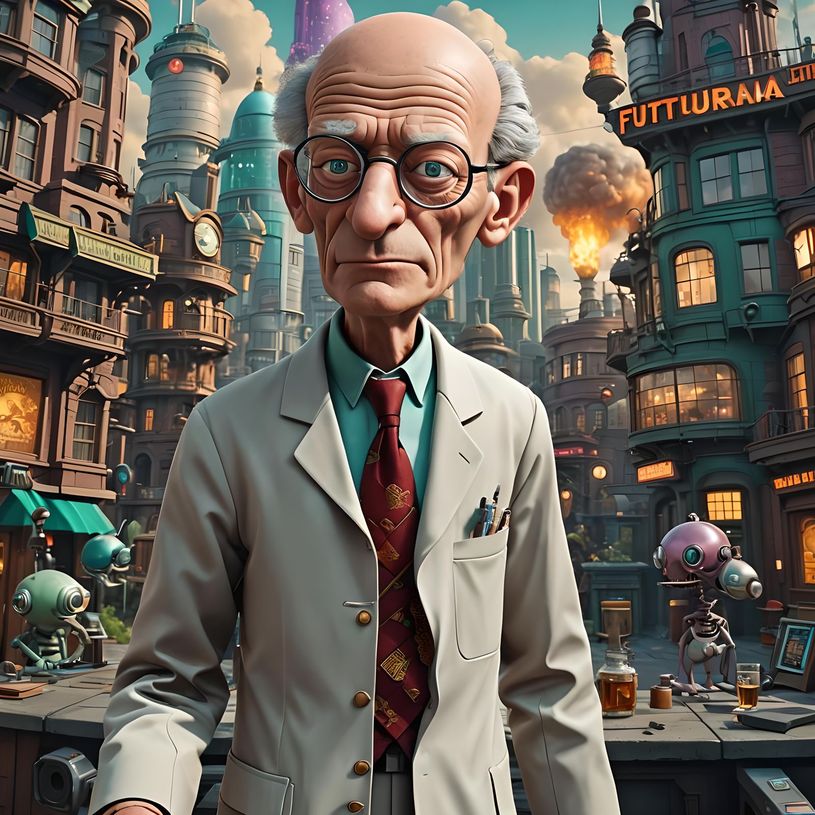 Farnsworth? - AI Generated Artwork - NightCafe Creator