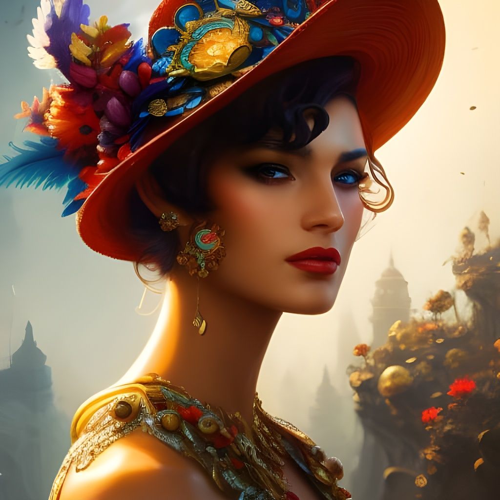 A truly magnificent hat - AI Generated Artwork - NightCafe Creator