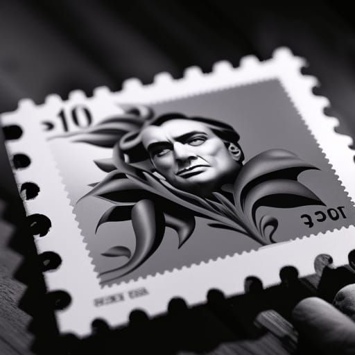 Postage Stamp - AI Generated Artwork - NightCafe Creator
