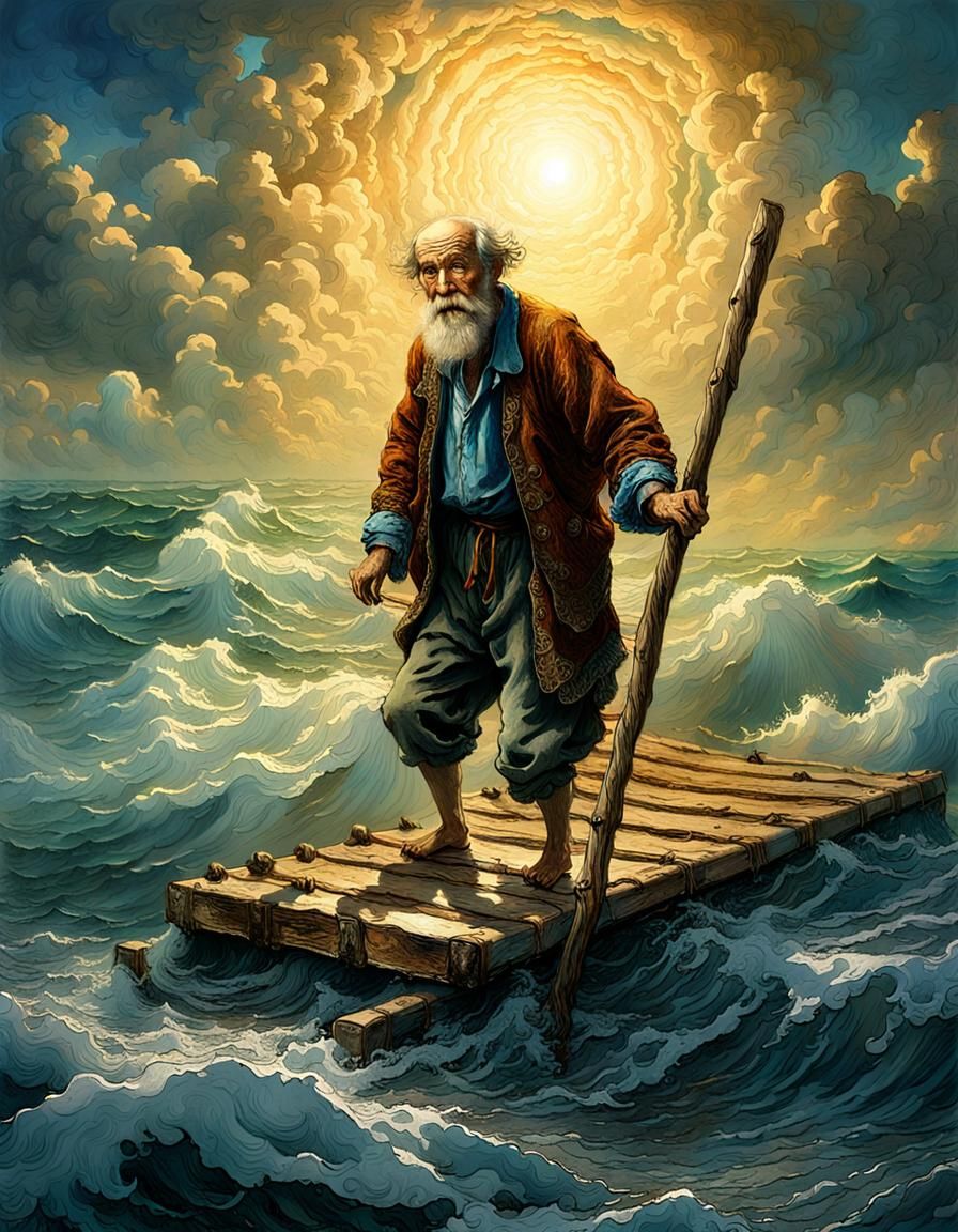 Old ocean man - AI Generated Artwork - NightCafe Creator