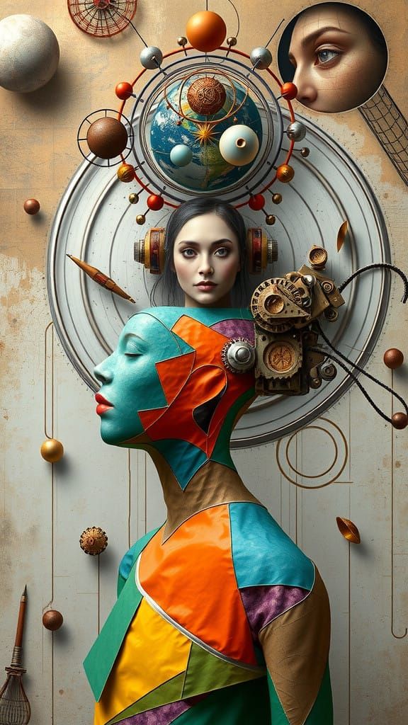 a surreal figure - a surreal figure