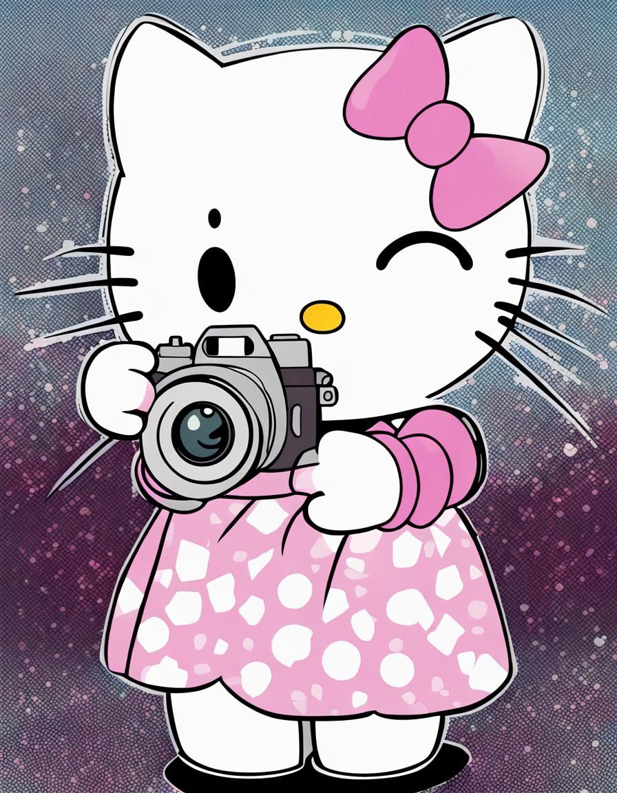 Hello Kitty Character - AI Generated Artwork - NightCafe Creator