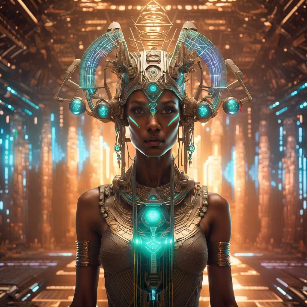 Metaphysical Code, Focal point being an ethereal dreamlike Egyptian ...