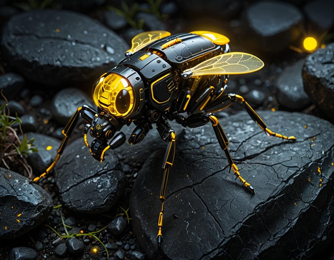 Firefly Mimic Drone - AI Generated Artwork - NightCafe Creator