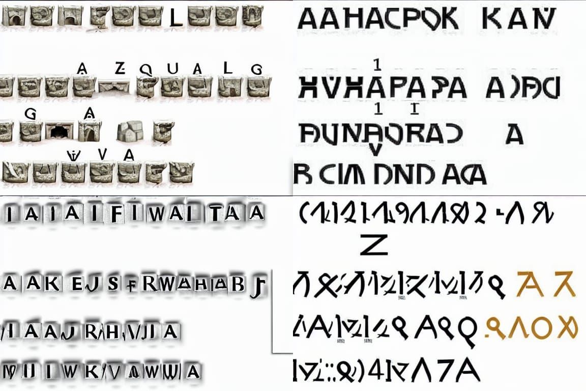 AI alphabet 2, test - AI Generated Artwork - NightCafe Creator