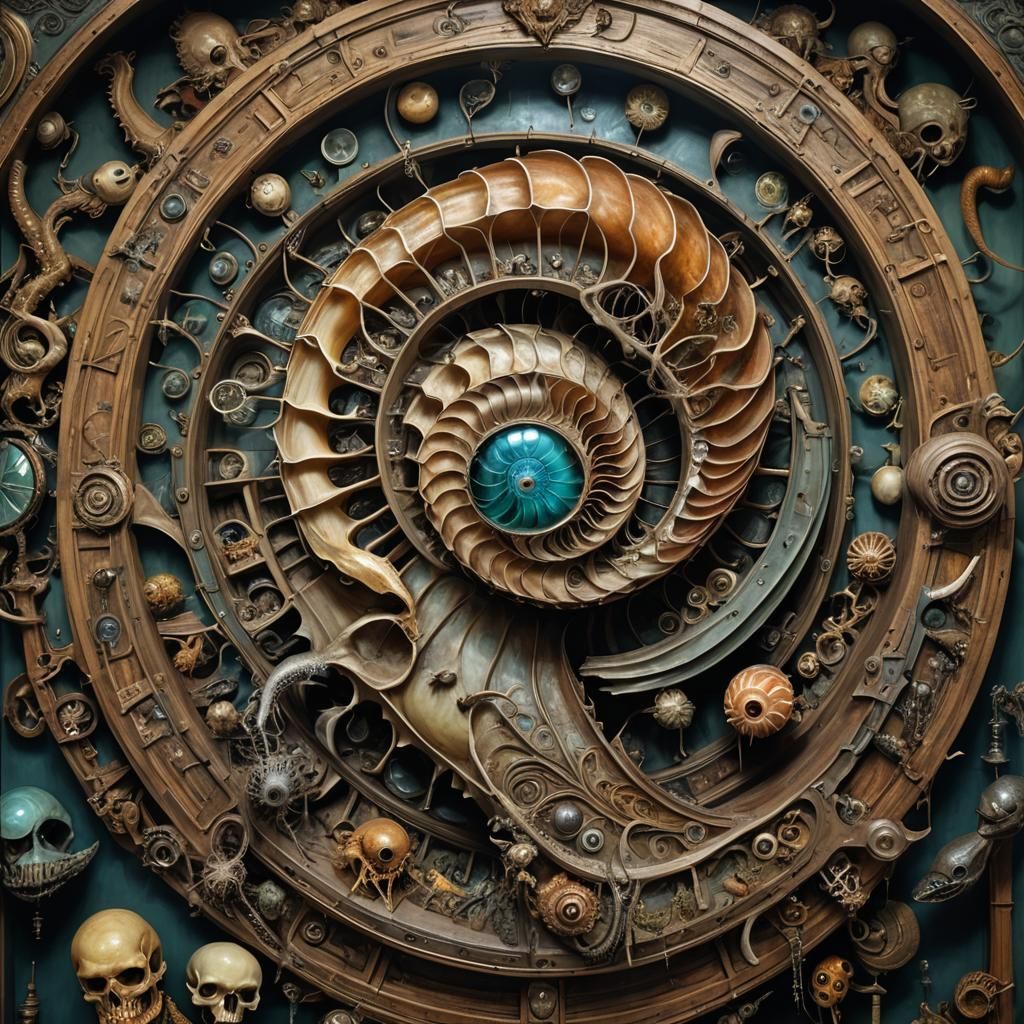 Cryptid Giant Nautilus - AI Generated Artwork - NightCafe Creator