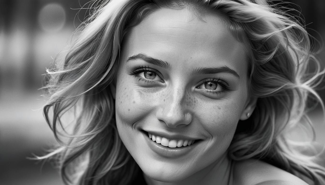 B&W Portrait - AI Generated Artwork - NightCafe Creator