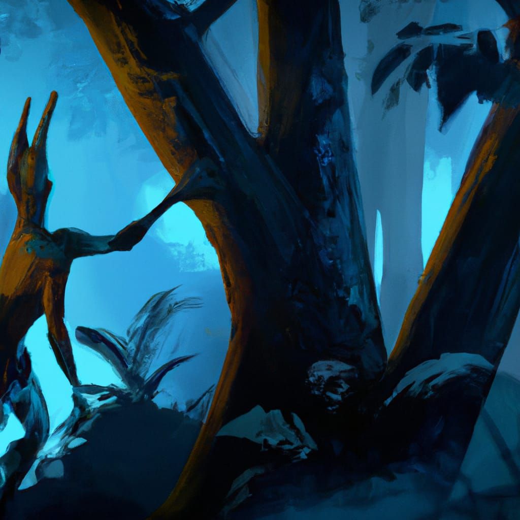 Weird Forest Cryptid - AI Generated Artwork - NightCafe Creator