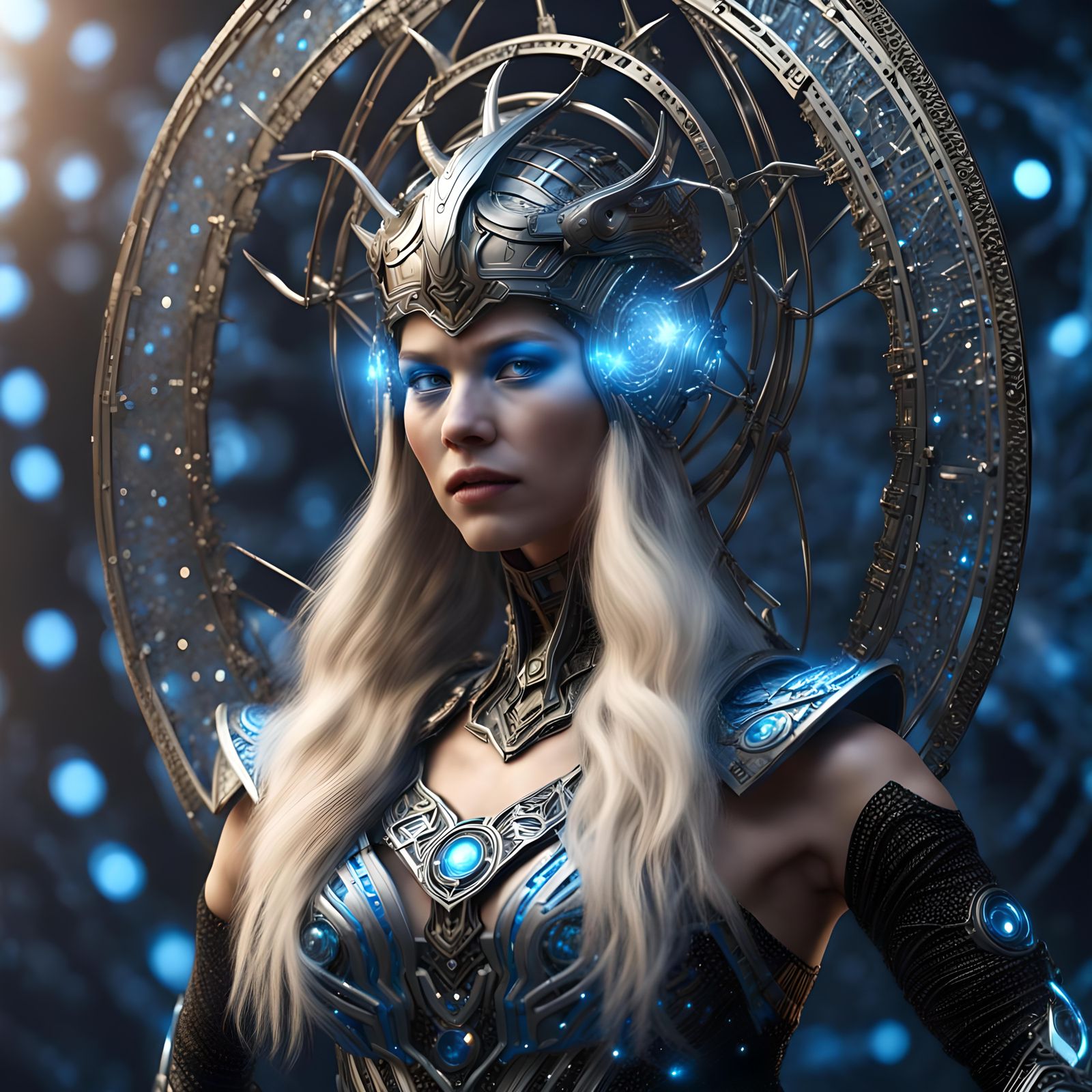 Mareya Viking Princess Next To The Throne of Elboron One, by Lord Elboron - AI Generated Artwork ...