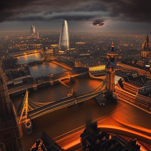 London England - AI impression - AI Generated Artwork - NightCafe Creator