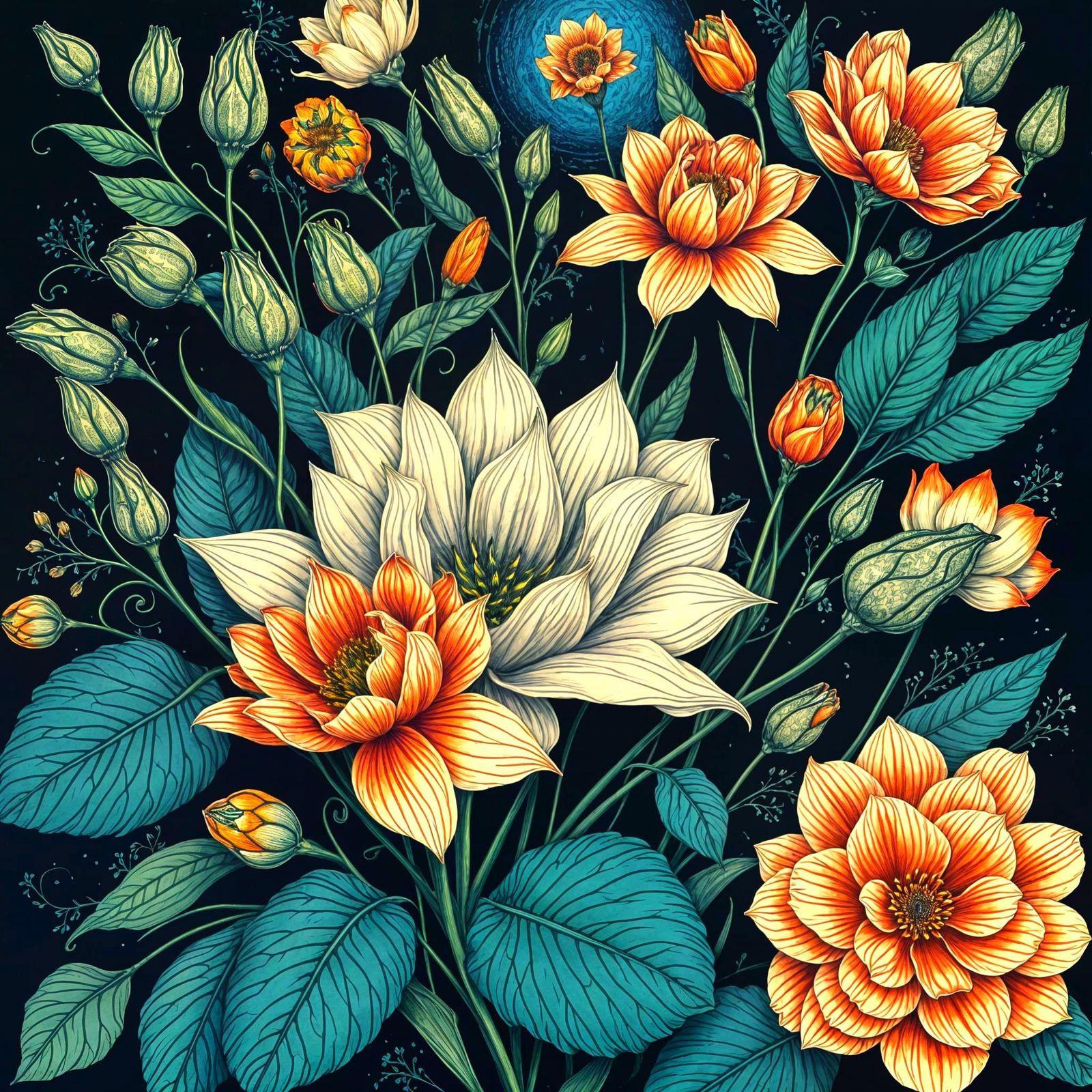 Exploring the forms and textures of the "floraverse" 🙂