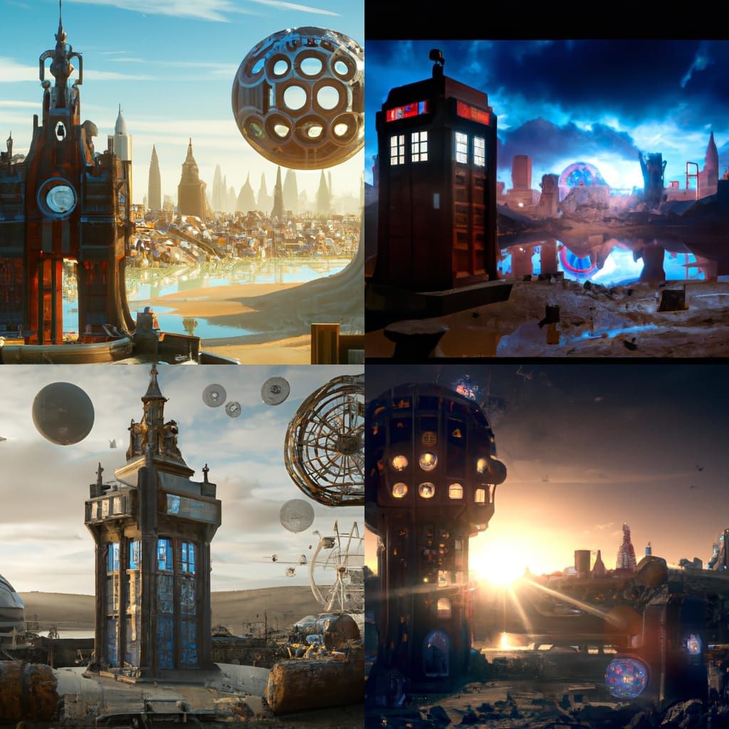 #drwho #doctorwho Gallifrey - AI Generated Artwork - NightCafe Creator