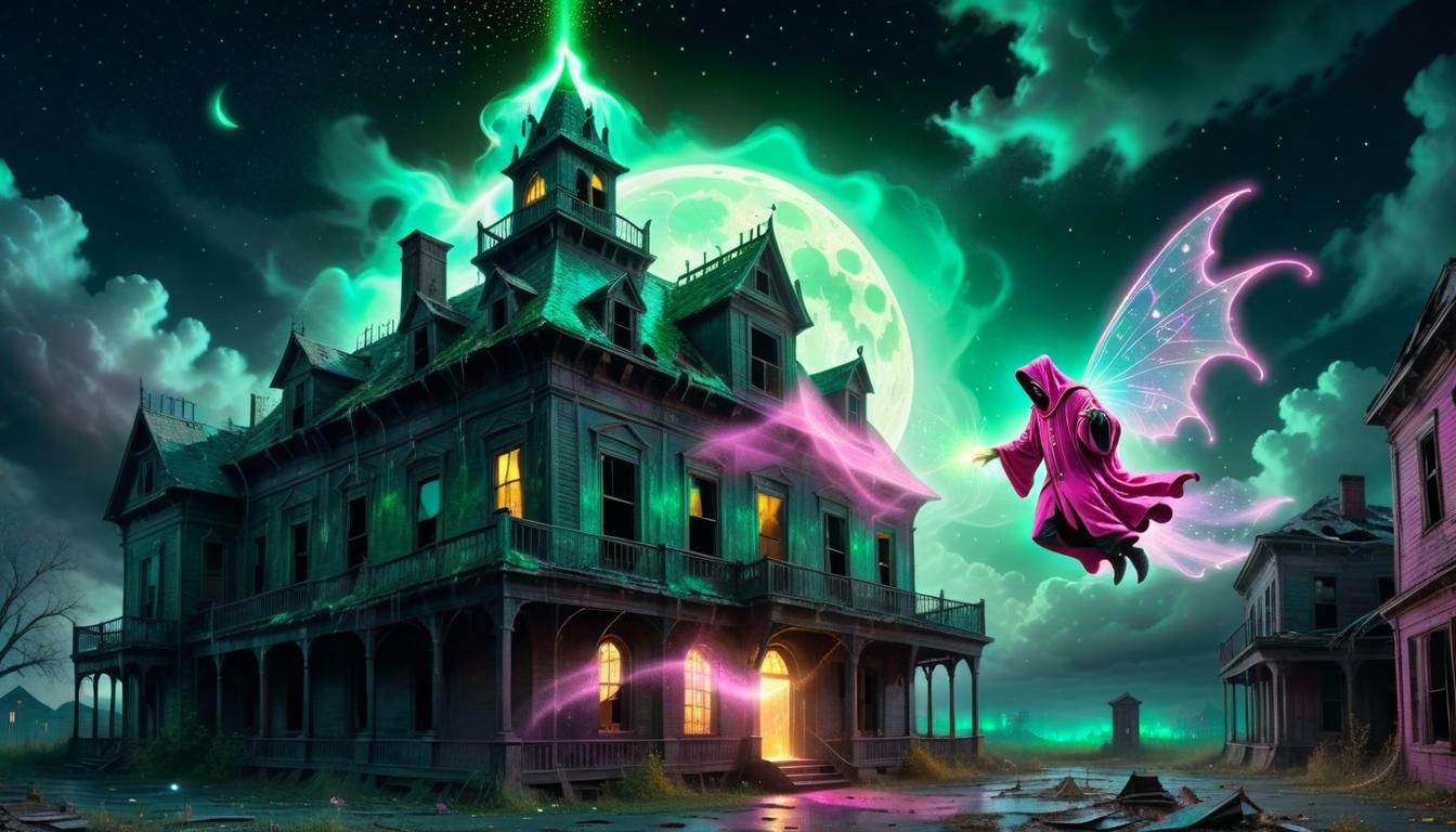 Chasing out Evil Spirits - AI Generated Artwork - NightCafe Creator