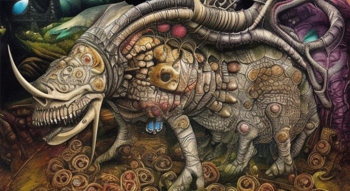 THE TRASH HEAP MONSTER - AI Generated Artwork - NightCafe Creator