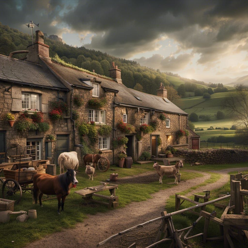 Down on the farm - AI Generated Artwork - NightCafe Creator