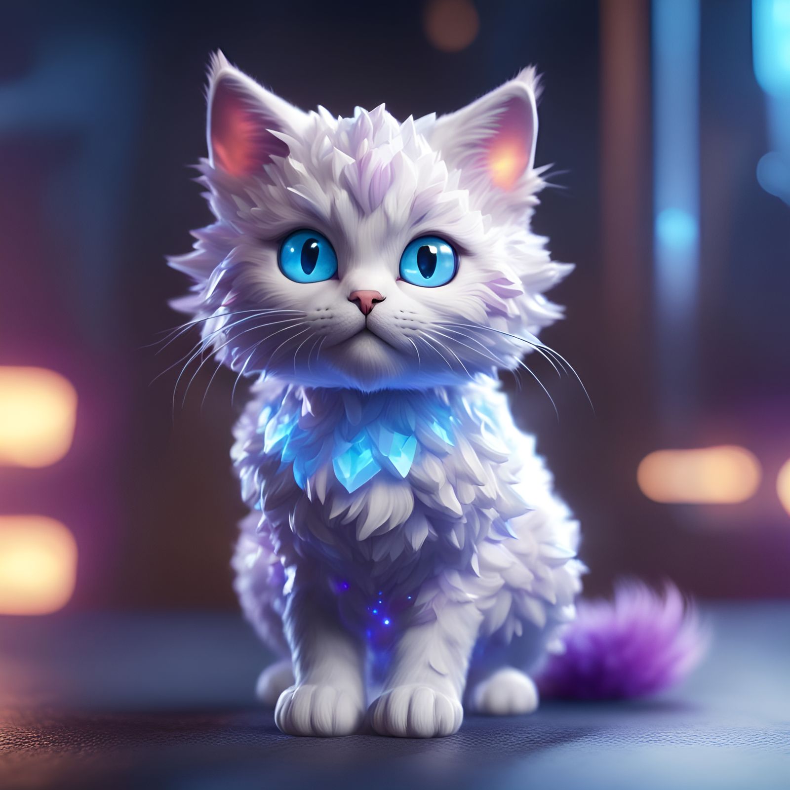 Cute Cat - AI Generated Artwork - NightCafe Creator