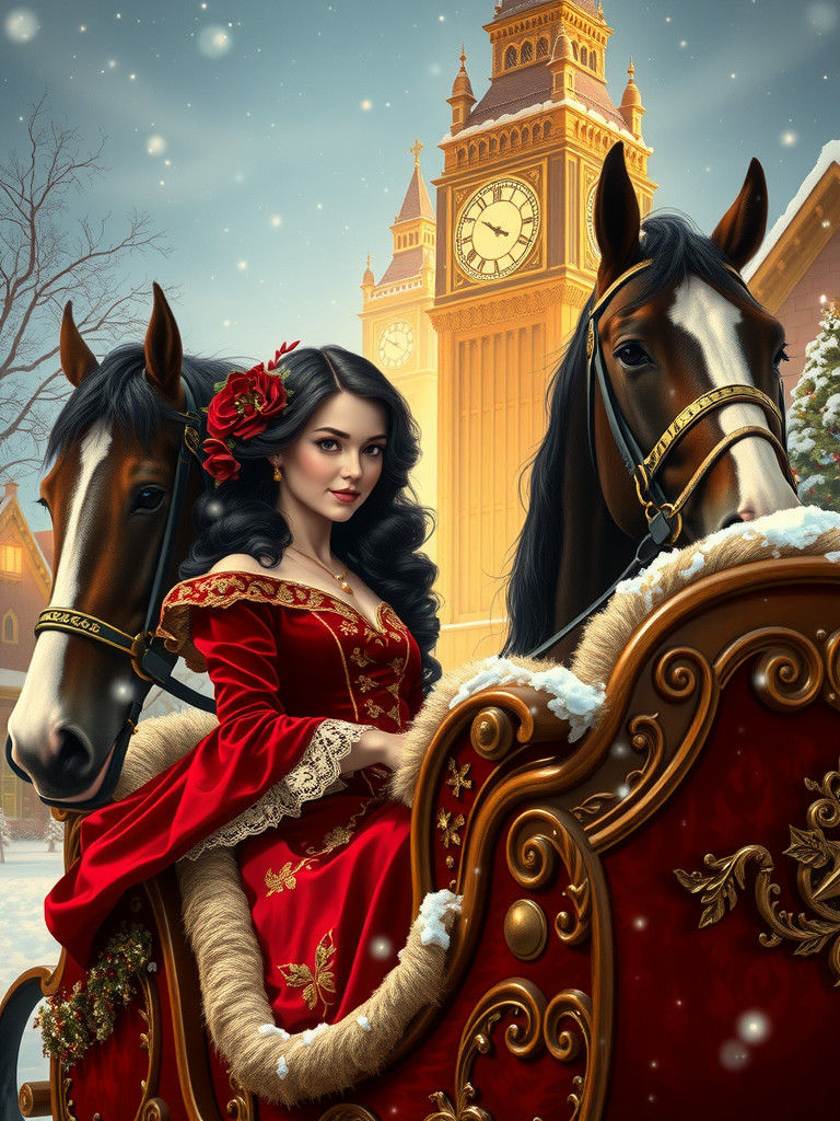 Victorian sleigh ride - Victorian sleigh ride